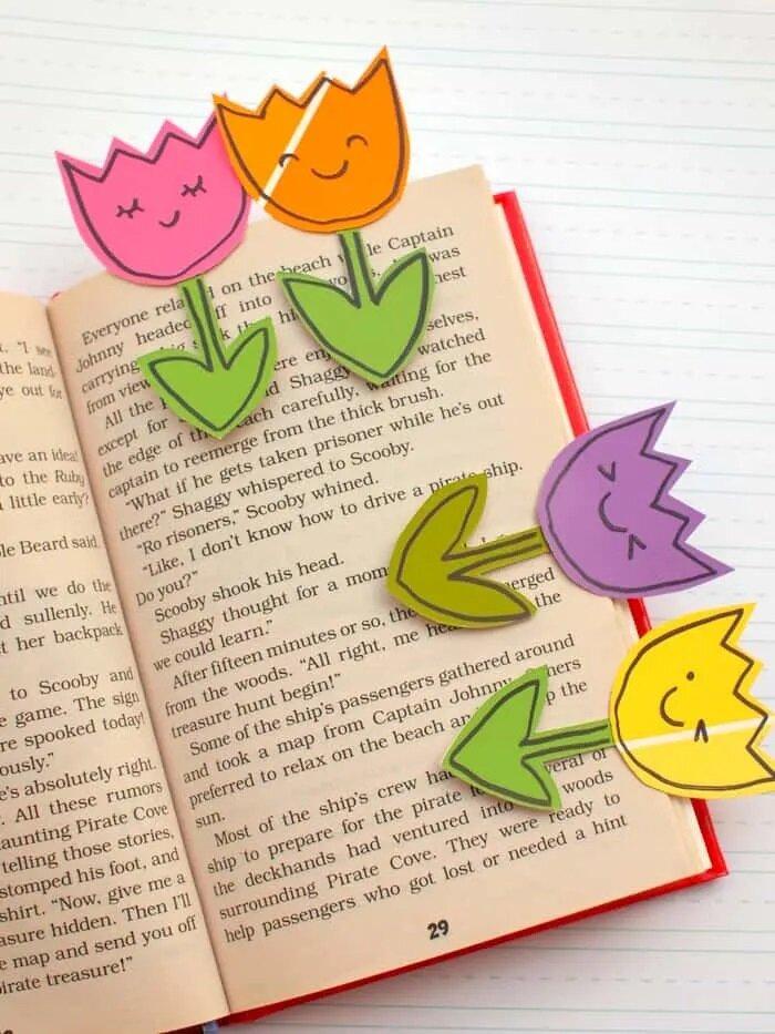 20+ cách làm bookmarks cực cute: Bìa cứng, kẹp tăm, cúc áo... - Độc lạ ...